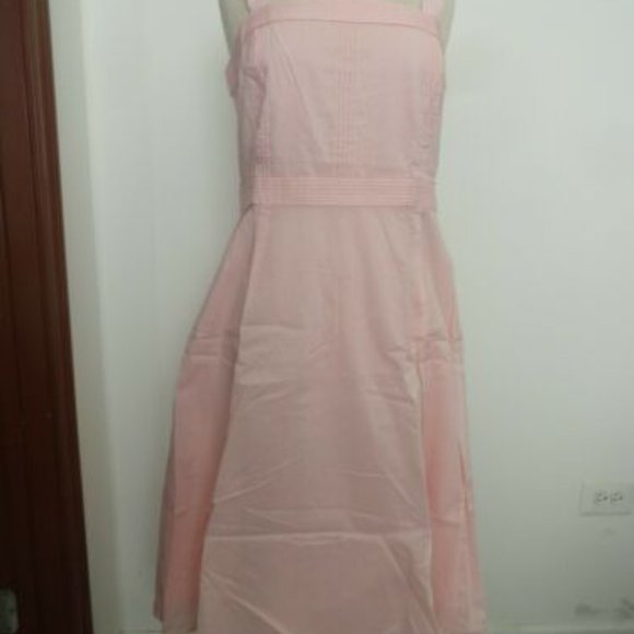 Talbots | Dresses | Talbots Pink Romantic Spring Dress New With Tags 0 ...